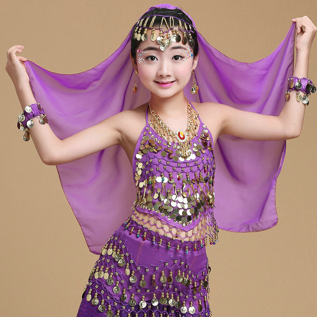 Belly Dancing Headdress Belly Dance Veil Adult/Child Gauze Performance ...