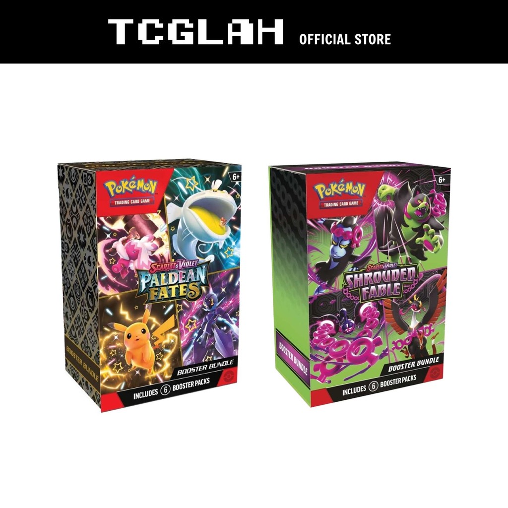 Pokémon Cards: Booster Bundle (6 Packs) - Paldean Fates, Shrouded Fable ...