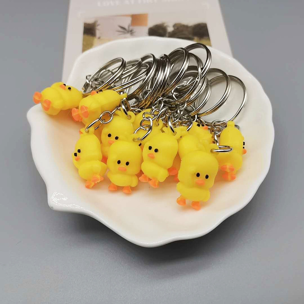 Little Yellow Duck Keychain Douyin Same Style Influencer Little Yellow ...