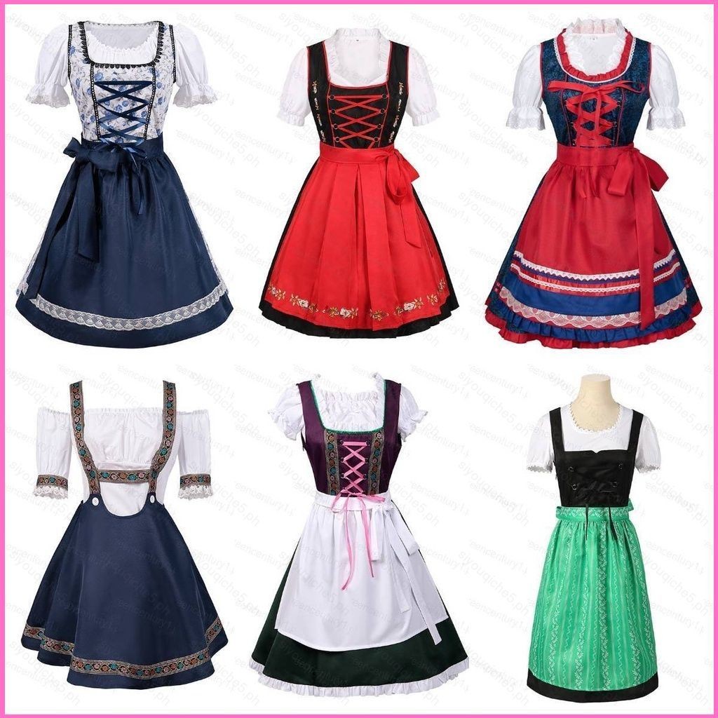 The Munich Oktoberfest Cosplay Dress Woman Maid Costume German Beer ...