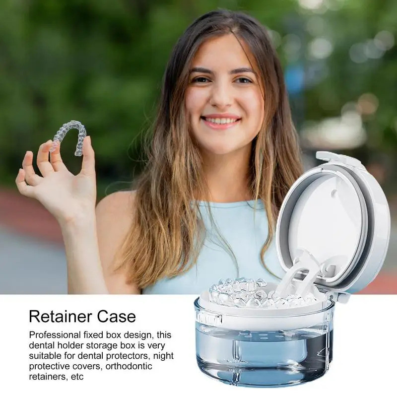 Orthodontic Retainer Invisible Braces Box Braces Storage Box Soaking ...