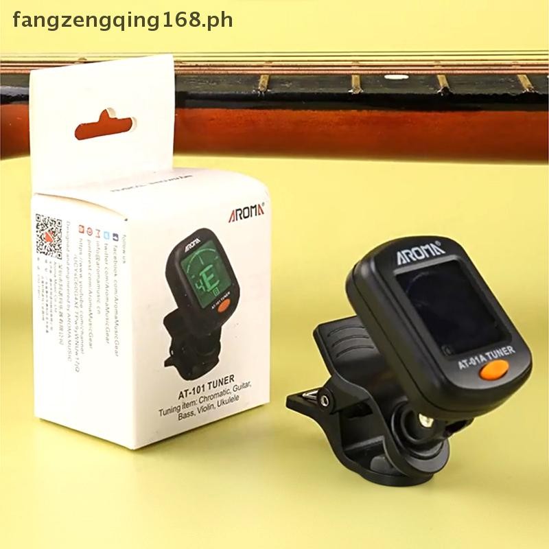 F8PH Electronic Clip-On Digital Guitar Tuner 360 Degree Rotatable Lcd ...