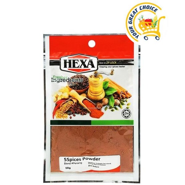 Hexa 5 Spices Powder 50g | Shopee Philippines