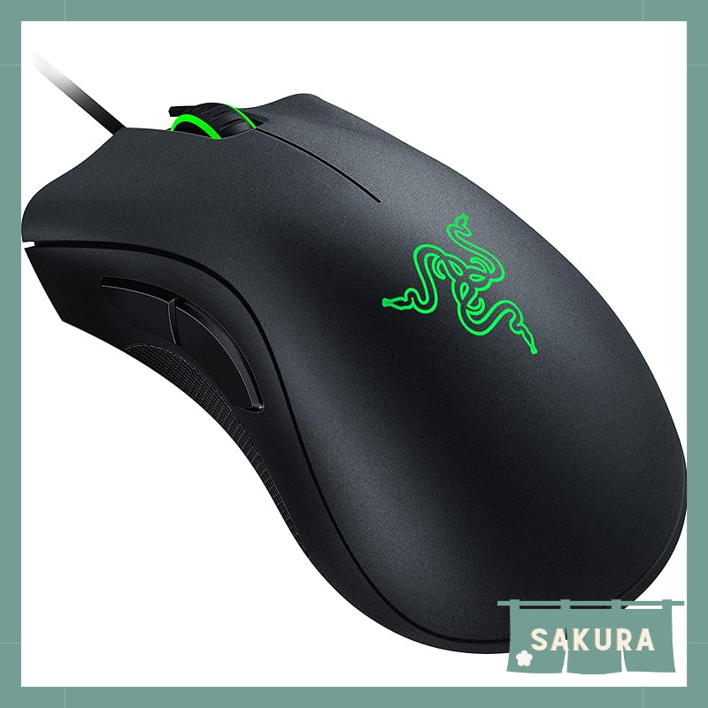 Razer DeathAdder Essential Wired Gaming Mouse - Mercury White, 5 ...