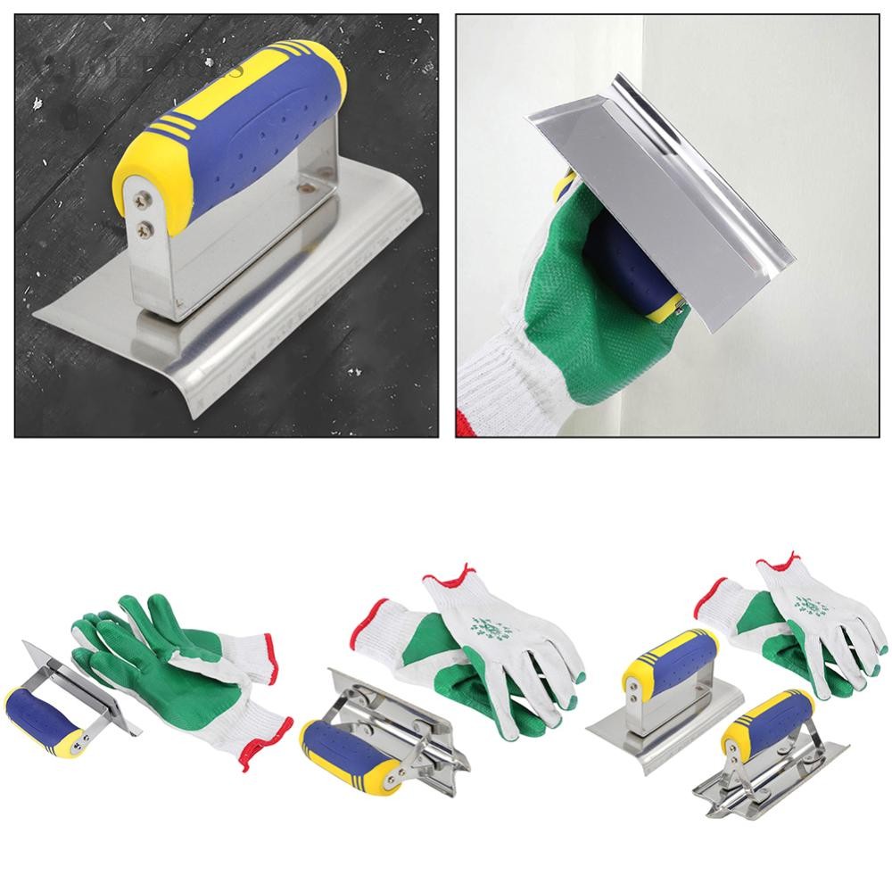 Plaster Stucco Cement Finishing Kit Stainless Steel Edging and Grout ...