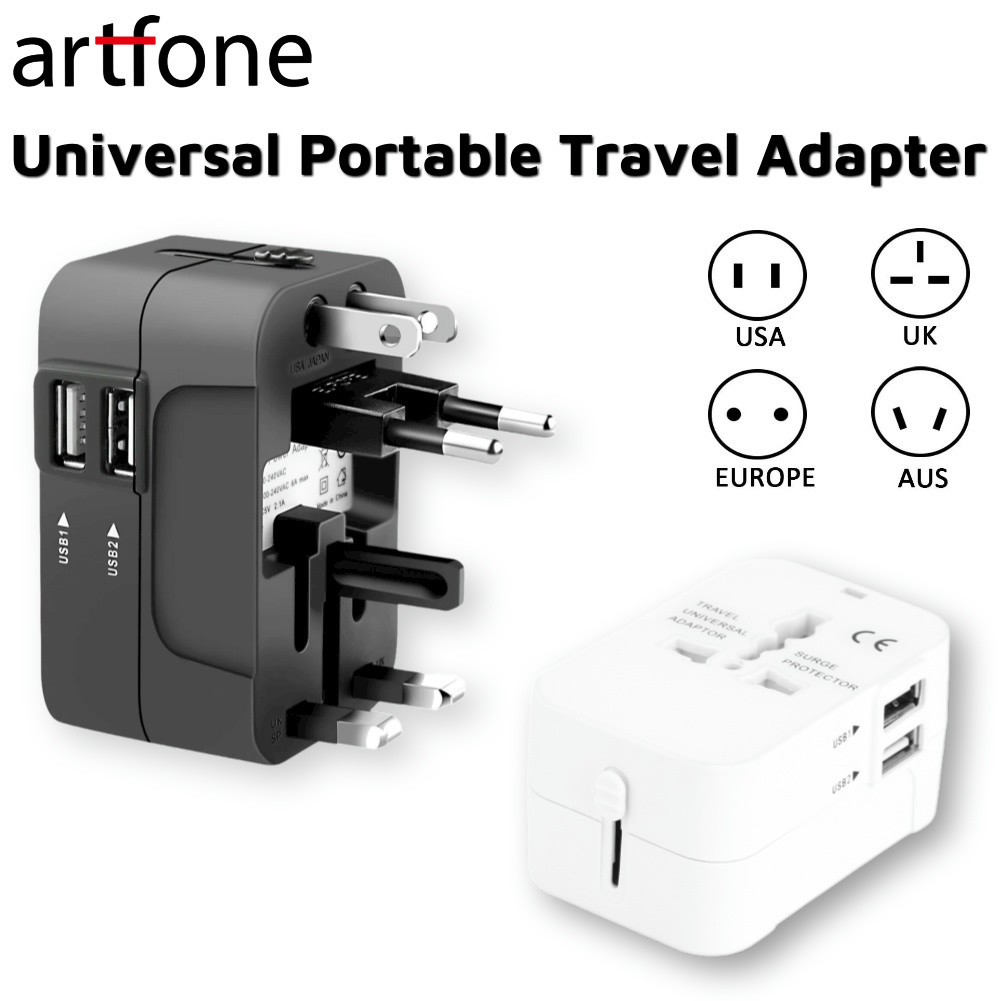 All In One Universal Charging Converter,Travel Adapter Plug with USB ...