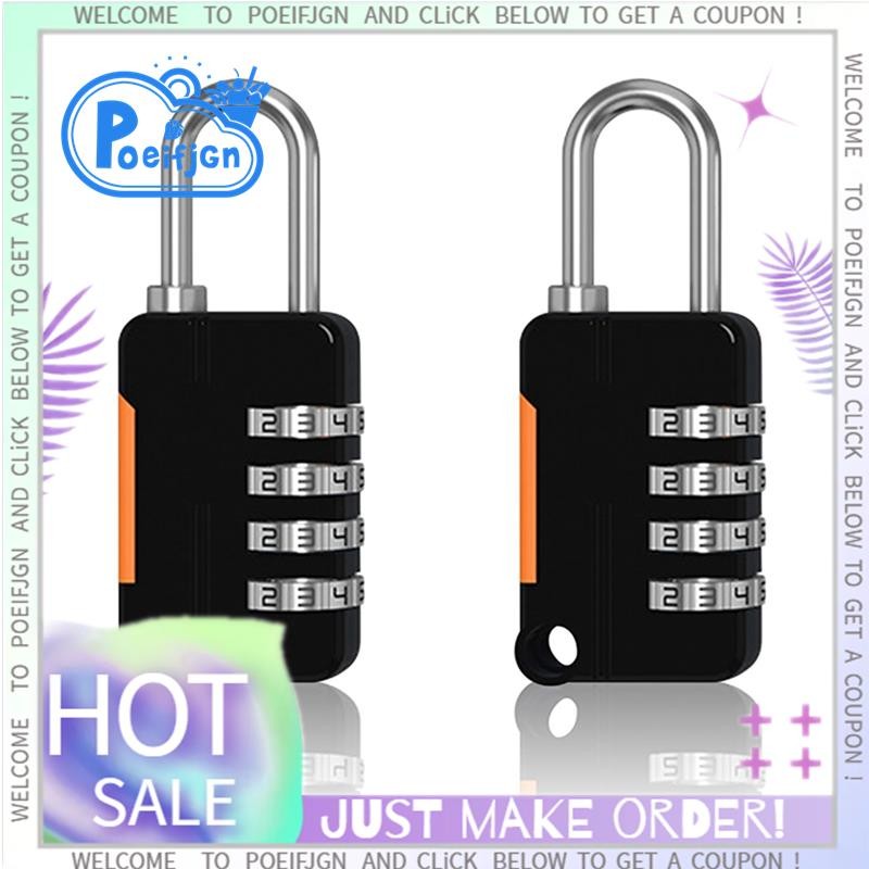 2PCS 4 Digit Number Combination Pad Lock Padlock Outdoor Waterproof ...