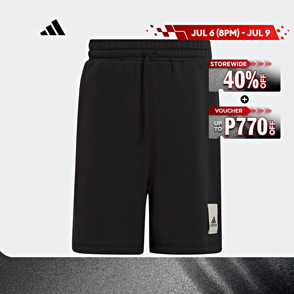 adidas Lifestyle Lounge Fleece Shorts Men Black IA9357 | Shopee Philippines