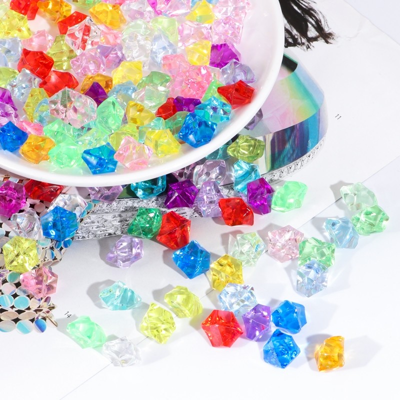 Acrylic Seven Color Crystal Gem Ice Rocks for Fish Tank Vase Plant ...