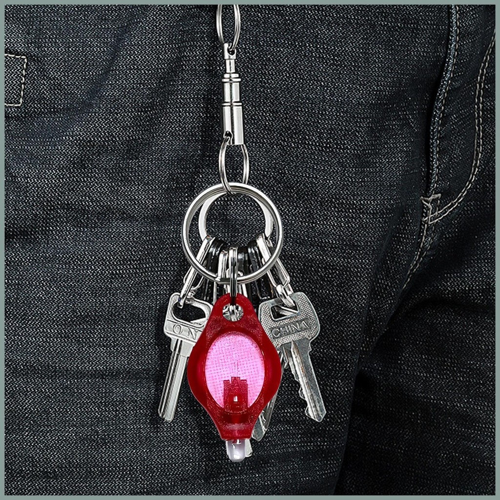 Key Chain Light Battery Powered Fluorescent Torch Lamp Lighting ...