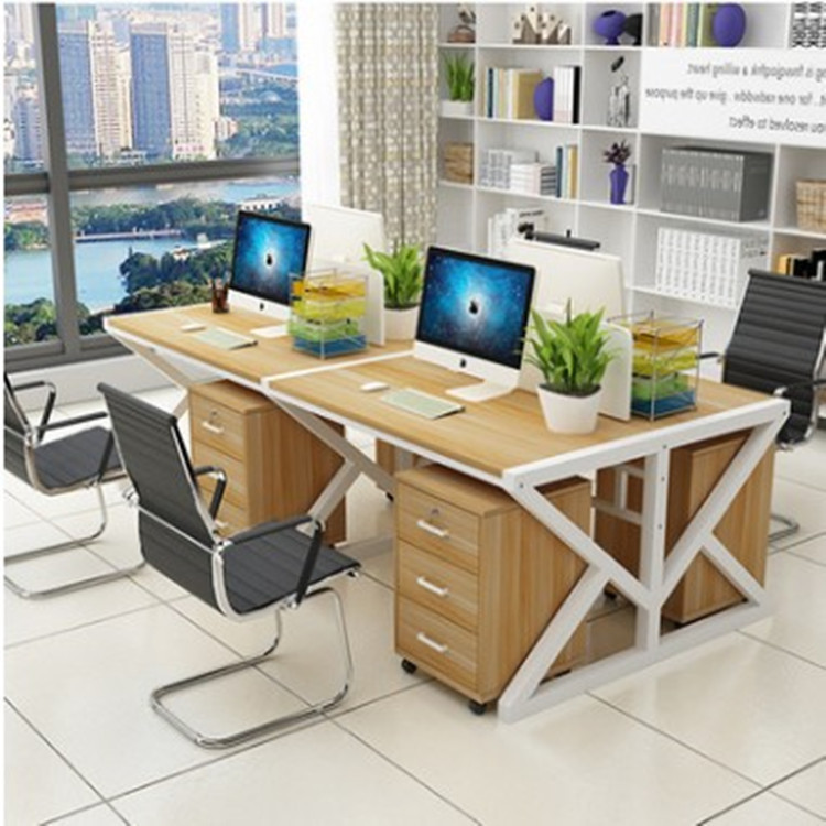 Employee Desk with Card Holder4Office Desk and Chair Set with ...