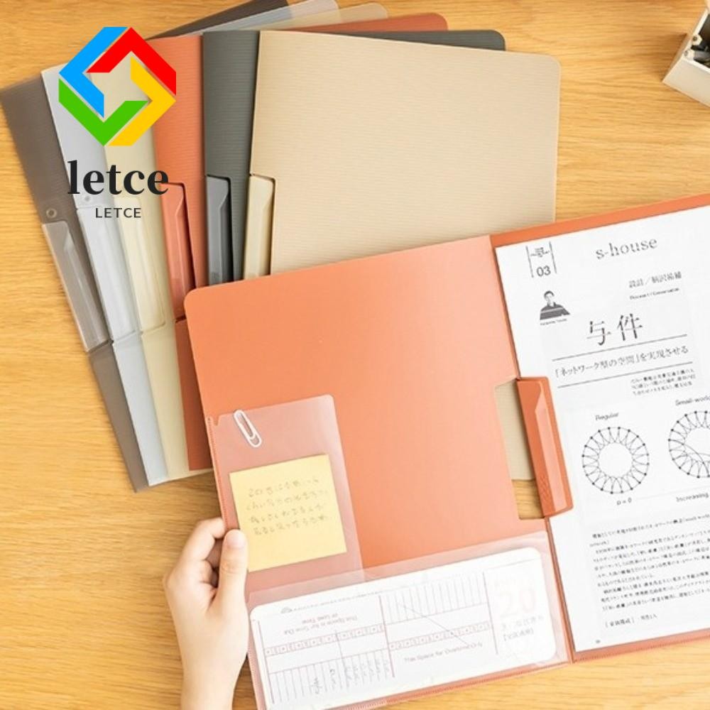 LETCE File Folders, A4 Versatile File Contract Folders, Durable ...