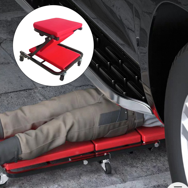 Car Repair Lying Board Mechanic Creeper Heavy Duty Auto Foldable Repair ...