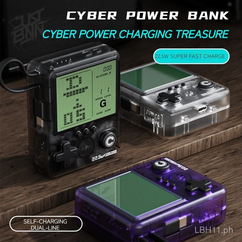 Classic Pixel Mini Game Console Power Bank Handheld Game Players Hd ...