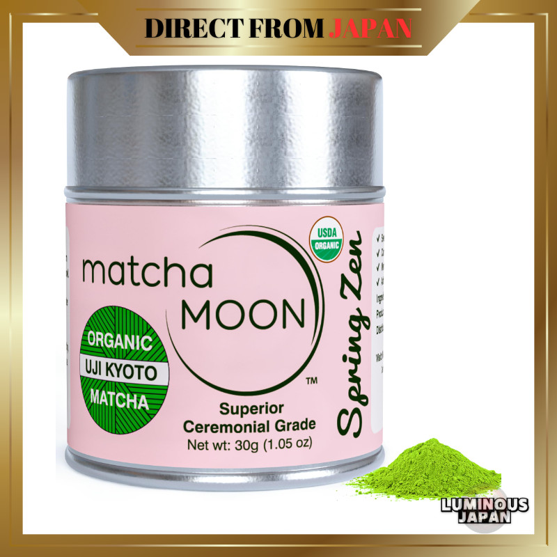Matcha Moon Organic Ceremonial Grade Japanese Matcha 30g【Direct from ...