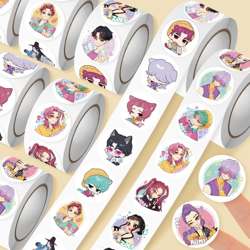 500pcs KPop Demon Hunters Avatar Roll Handsome Cartoon Men Women ...