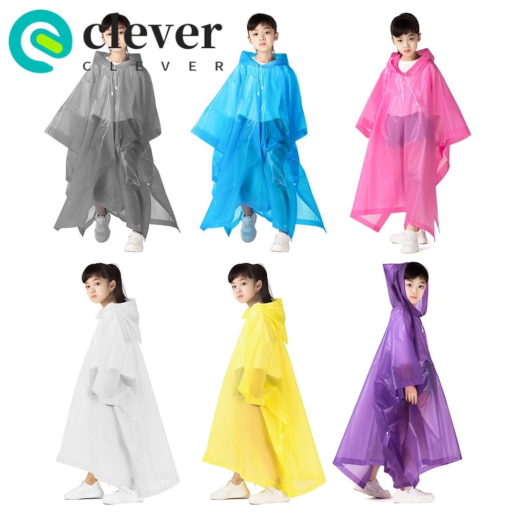 CLEVER Kids Raincoat, EVA Full Body Rain Coat, Creative Durable Non ...