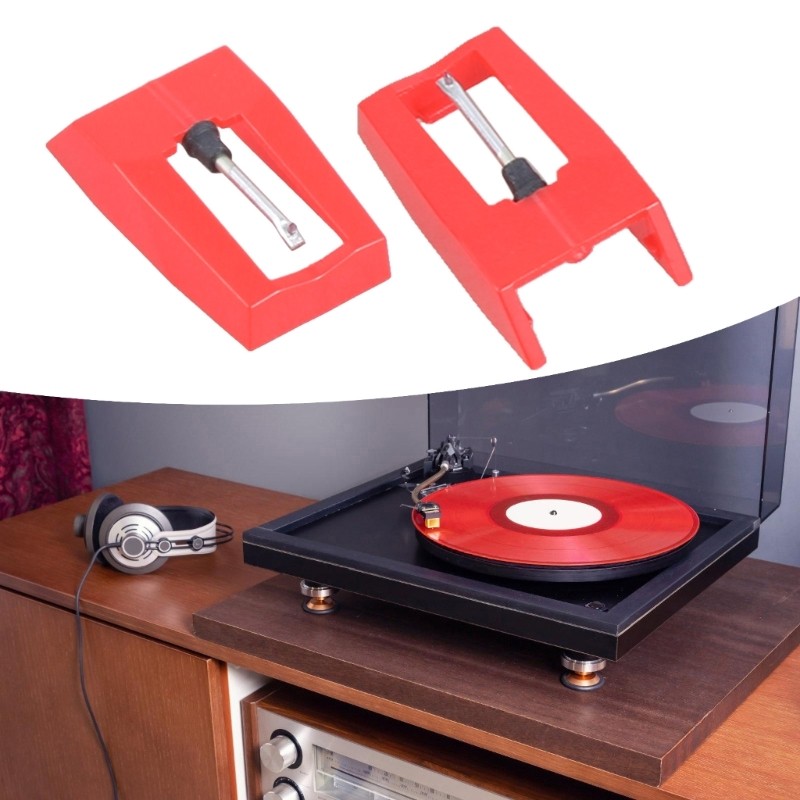 AMOONE 1 2 4Pcs Record Player Needle Plastic Upgraded Record Needle ...