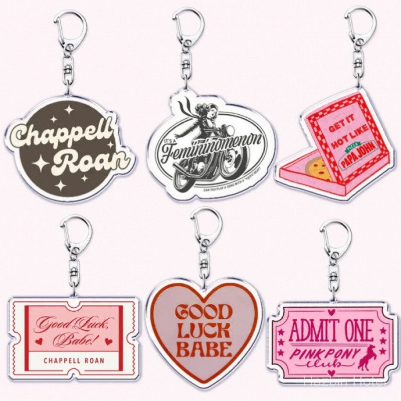 Popular Singer Pink Pony Club Good Luck Babe Keychains for Accessories ...