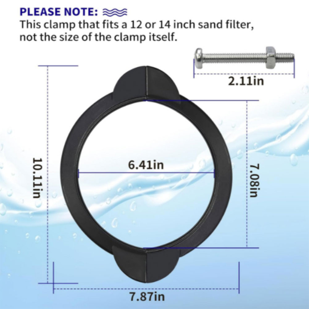 SF80110-2 Pool Clamp Collar Ring Replacement Part Pool Sand Filter ...