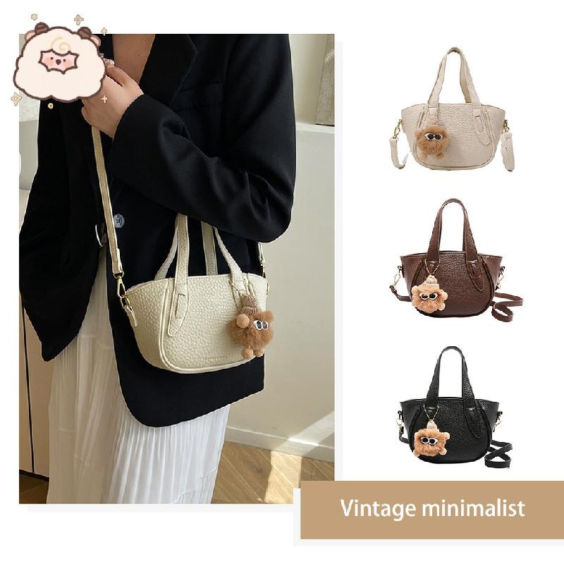 Women's Handbags, Hand-Held Basket Bag, Lychee Pattern, Casual Simple ...