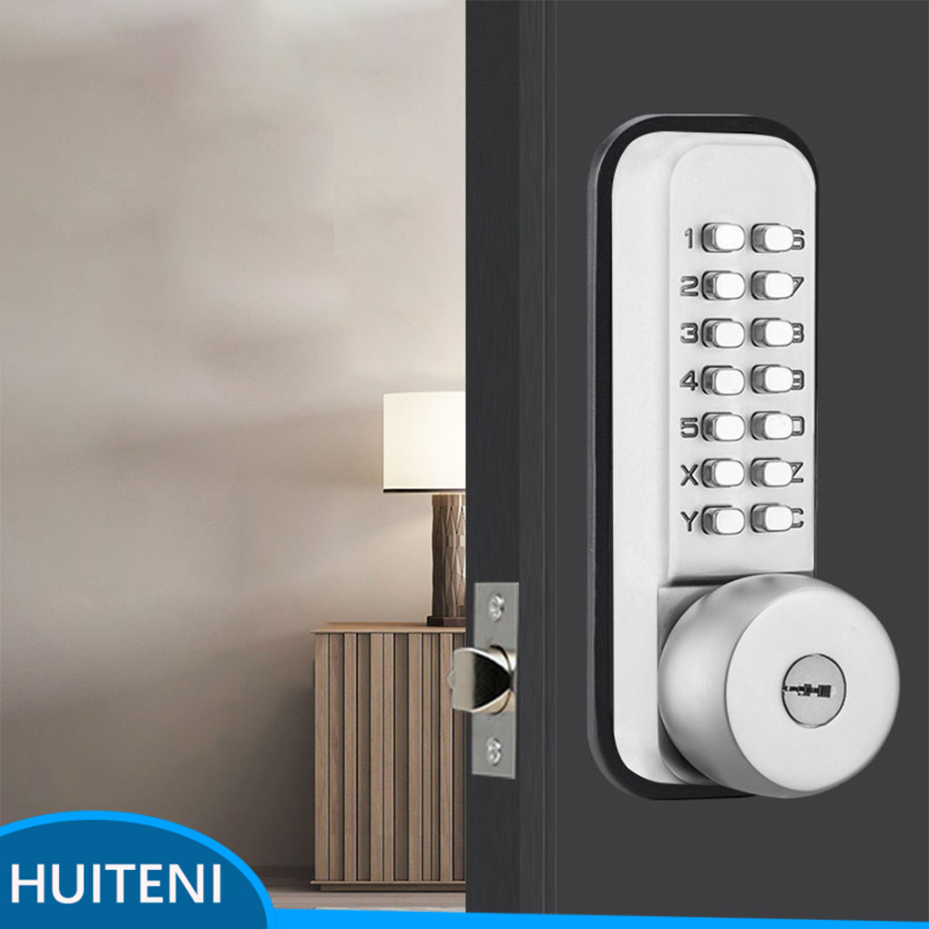 Fire-rated Smart Door Knob With Keypad For Enhanced Security Keyless ...