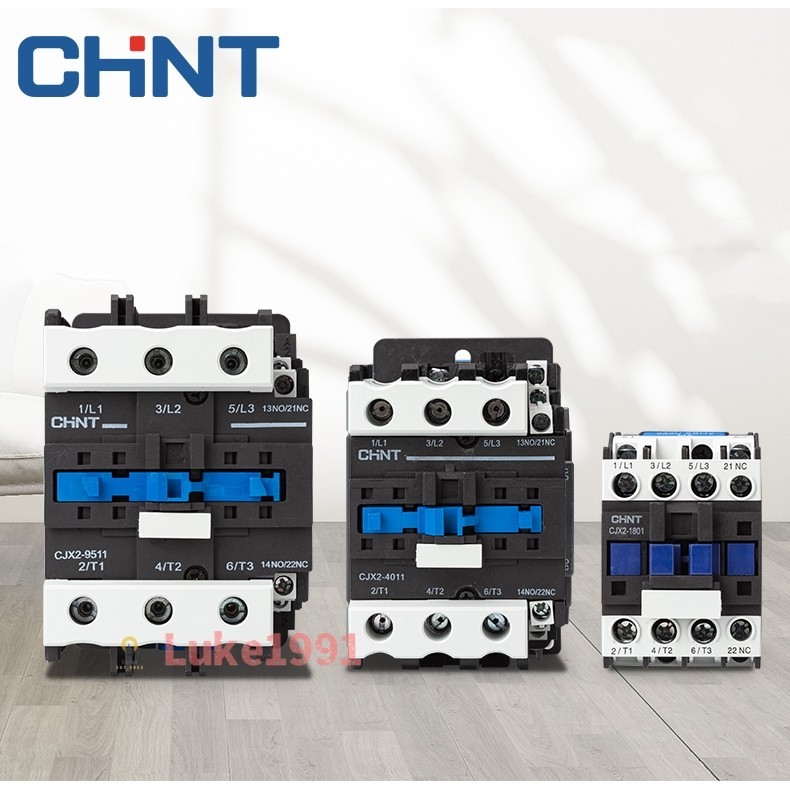 Chnt AC Contactor CJX2-0901/1210/1201/1810/1801/2510/2501/3210/3201 NXC ...