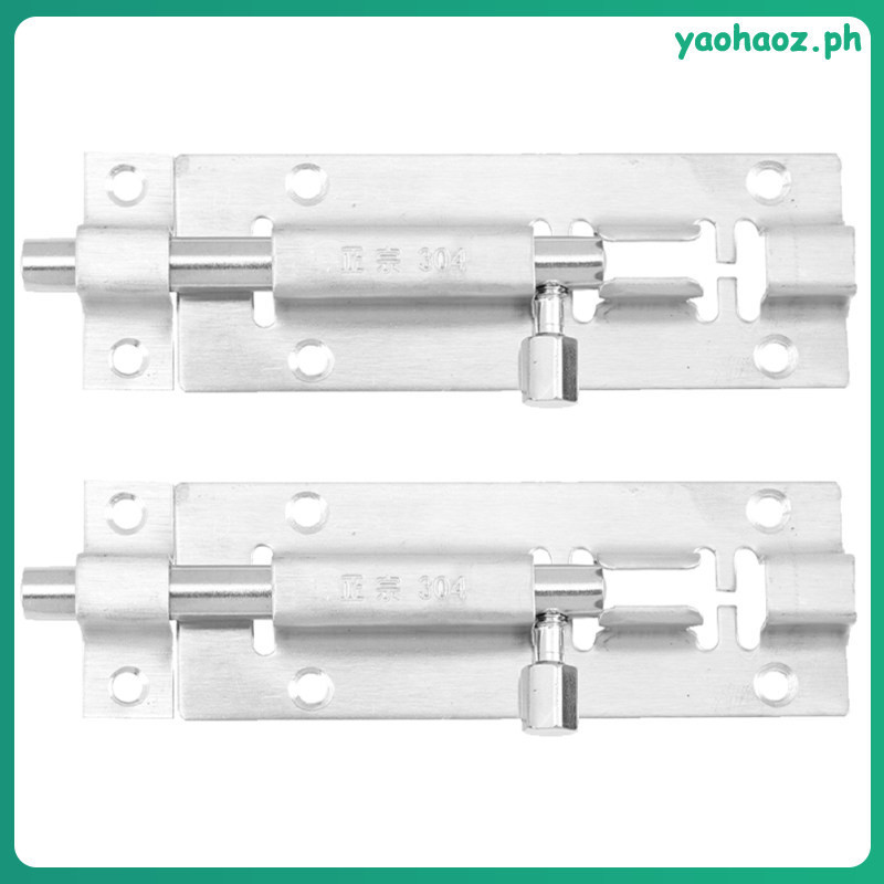2 Pcs Double Door Bolt Lock Locks for Doors inside Security Latch ...