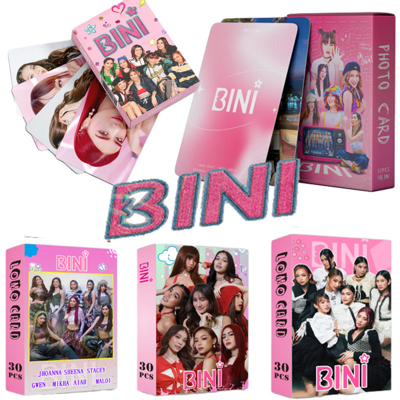 Lomo Cards Bini Selfie Card Set 55pcs Talaarawan Lomocard Bini ...