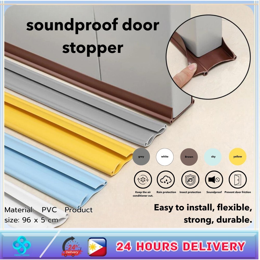 Strong Adhesive Under Door Sealing Strip Cuttable Door Draft Stopper ...