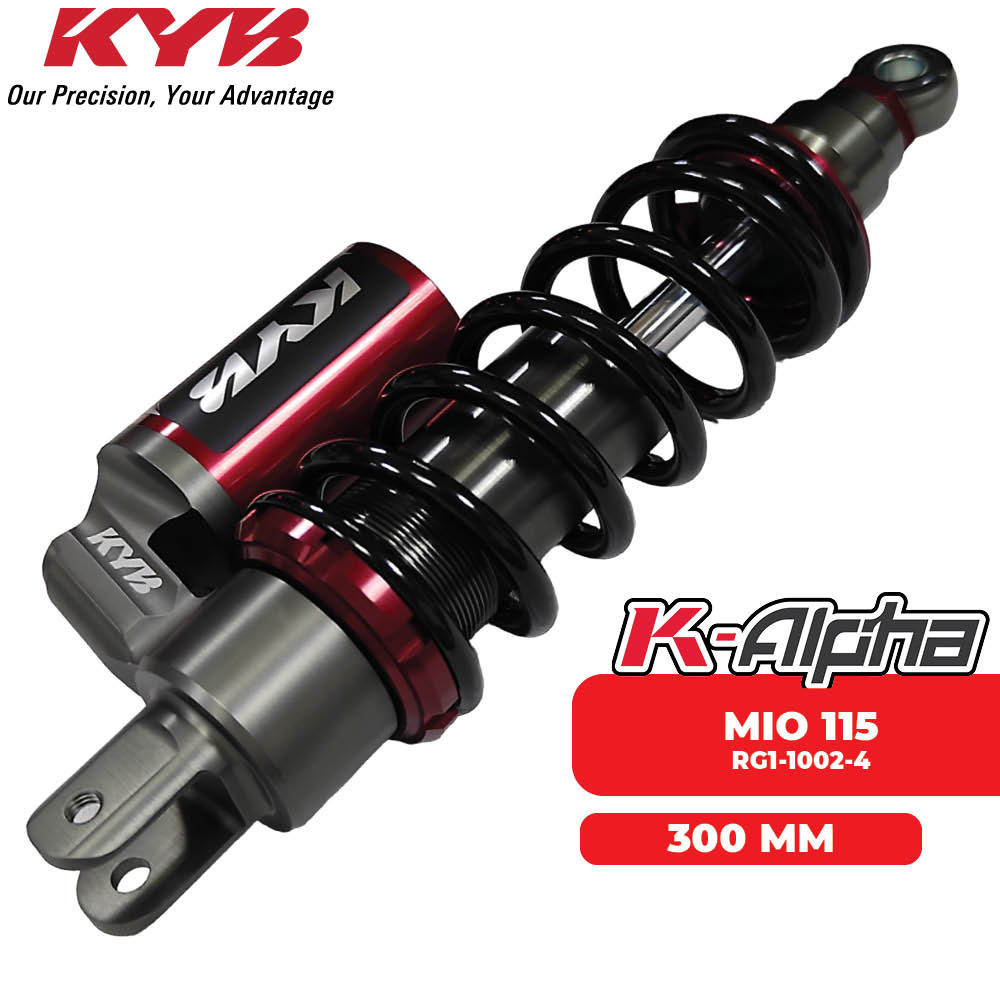 KYB K-Alpha MIO 115 [300mm] Motorcycle Shock Absorber (Made in Thailand ...