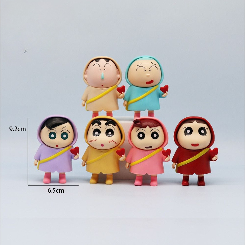 Crayon Shin chan's Spring Day Defense Team Q-version Raincoat Shin chan ...
