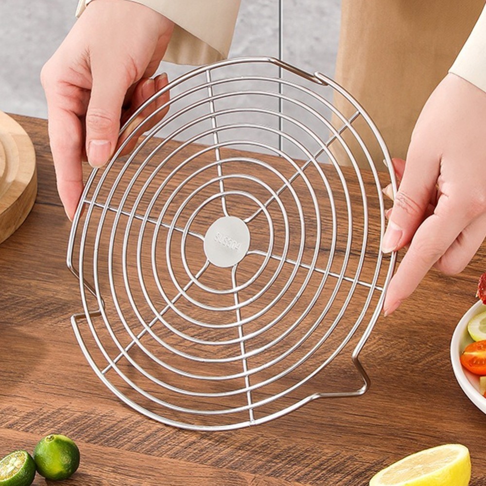 Cooking Essential Stainless Steel Steamer Rack for Pot Pan and Wok Rust ...