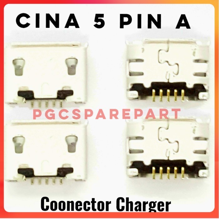 Original Chinese Charger Connector 5 Pin A - Casing Connector | Shopee ...