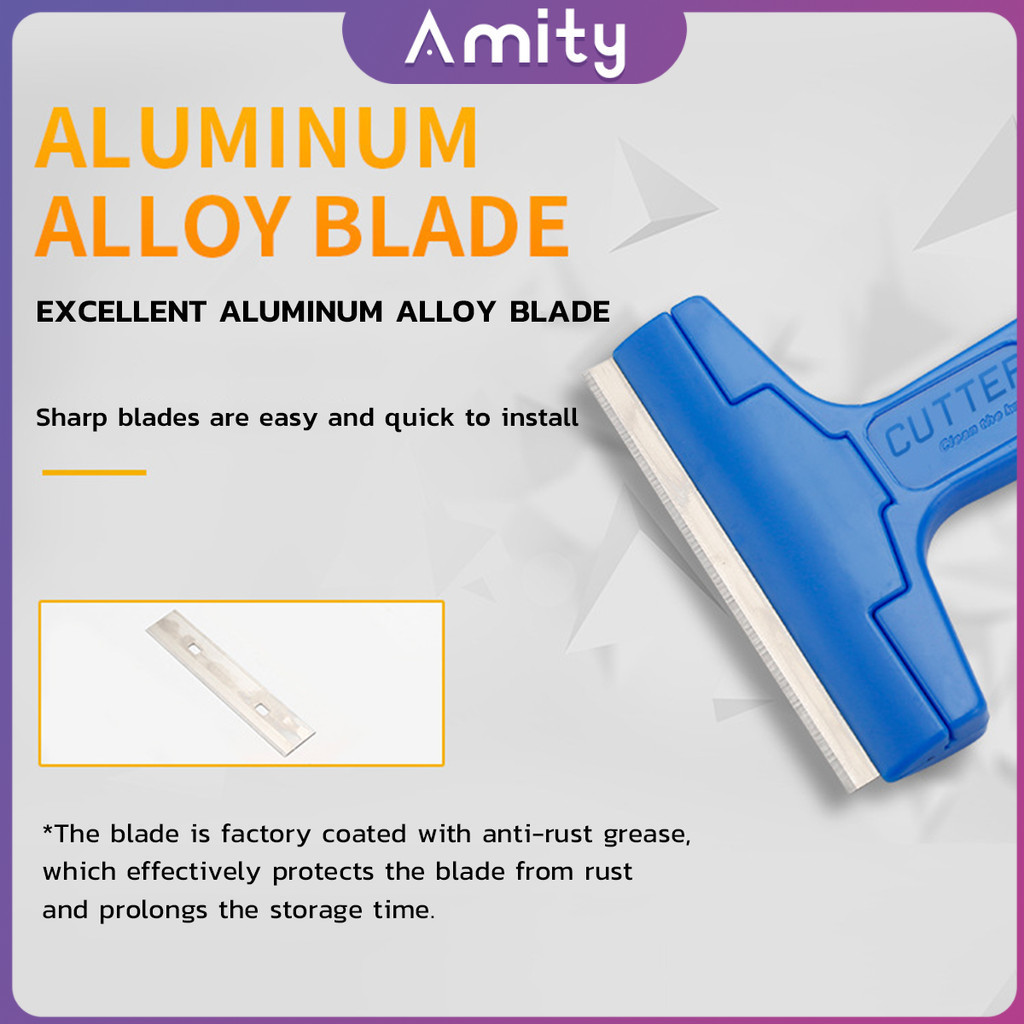Amity Glass and Tile Scraper Portable Cleaning Shovel Knife Wall Floor ...