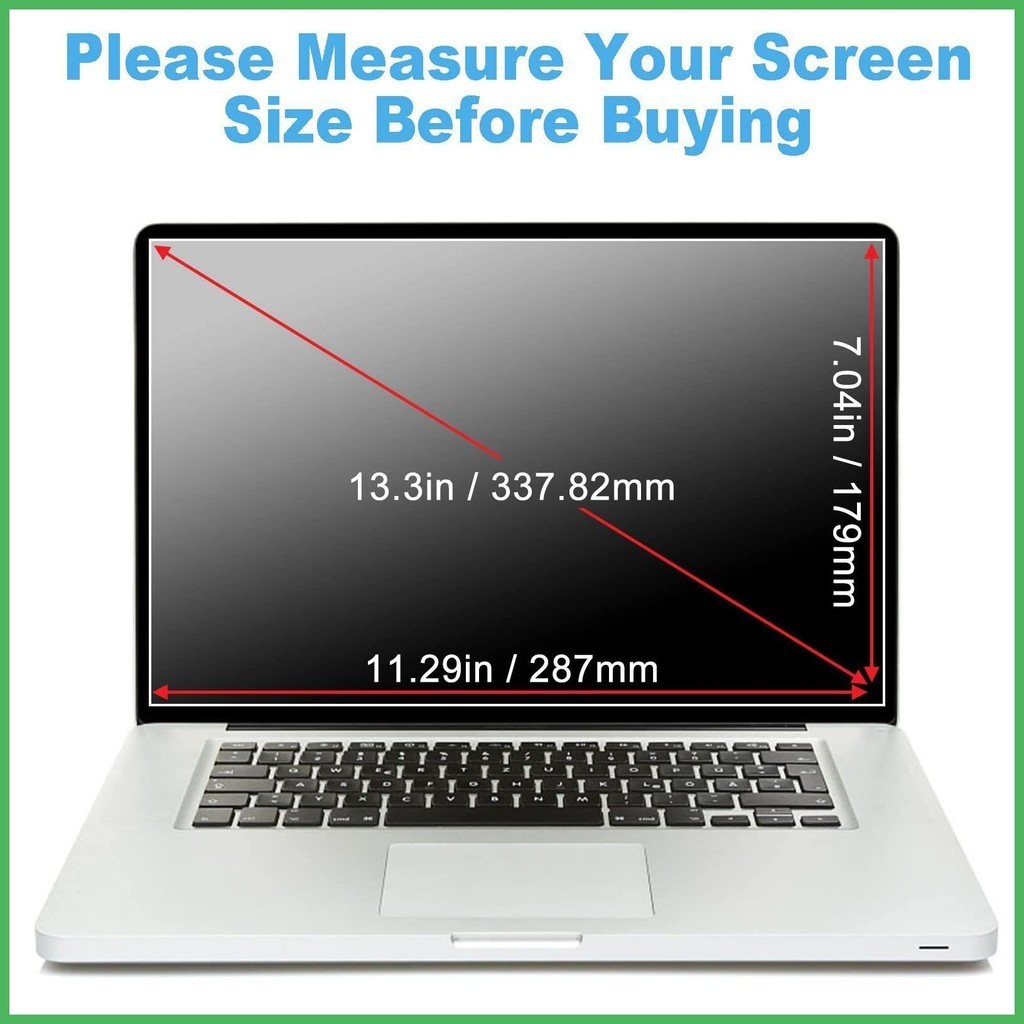 Laptop Privacy Screen Computer Screen Privacy Shield Removable Security ...