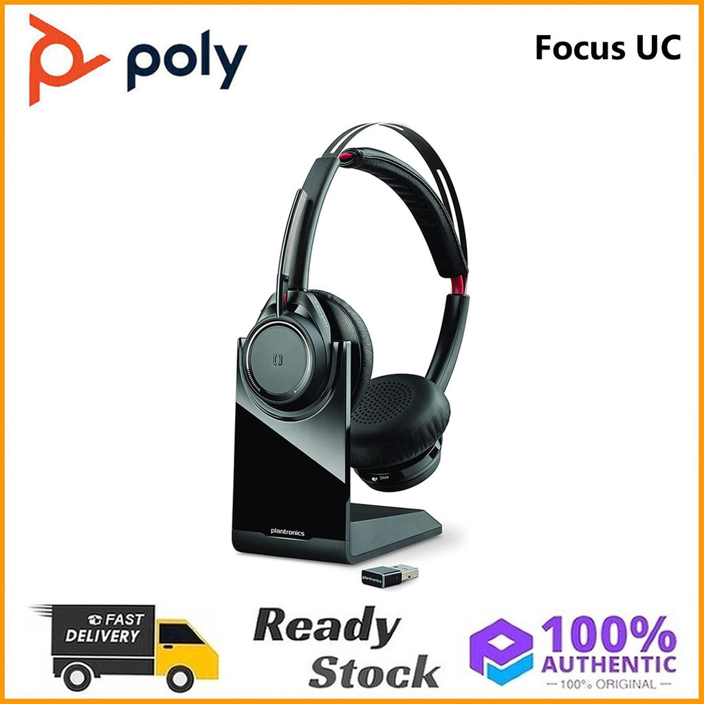Original Plantronics Voyager Focus UC Wireless Bluetooth Stereo ...