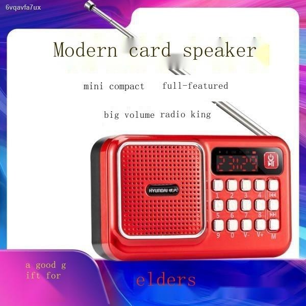 Modern radio MP3 old man mini audio card speaker portable music player ...
