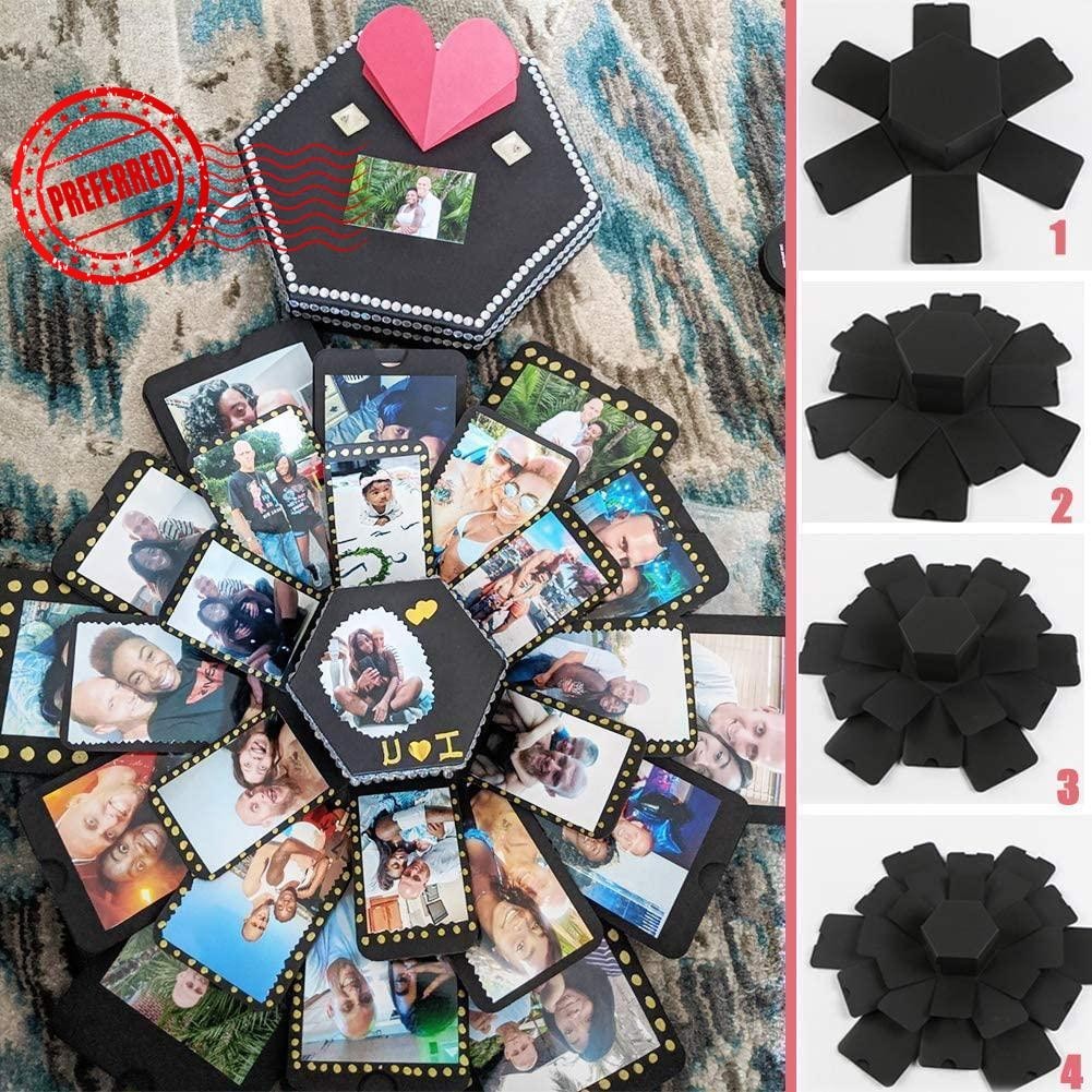 47 * 47cm Hexagonal Surprise Explosion Box Handmade Gift Album Diy ...
