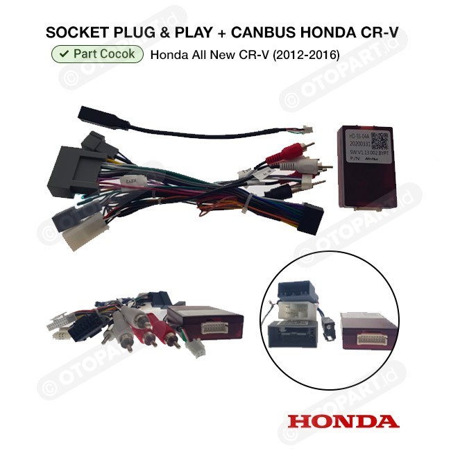 Honda All New CR-V Head Unit Socket + CANBUS Plug And Play | Shopee ...