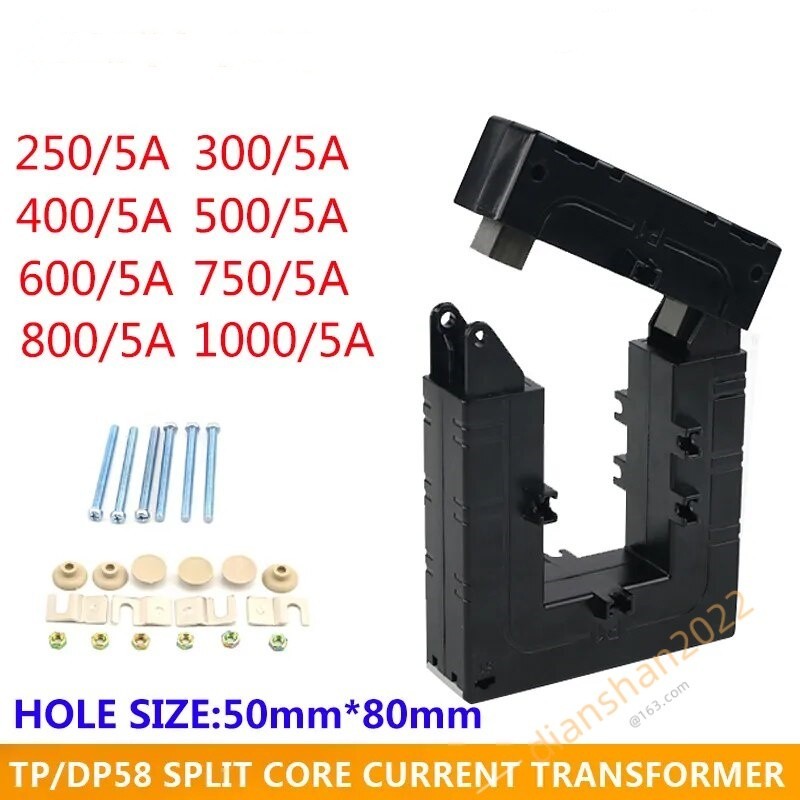 Inner hole size 50*80mm split core Ct clamp on transformer Dp-58 ...