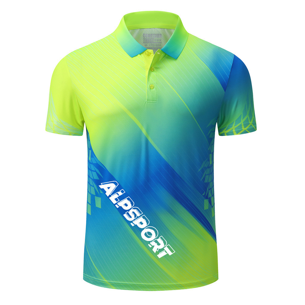 ALPSPORT Breathable and Stretchy Sport T-Shirt for Badminton Unisex ...