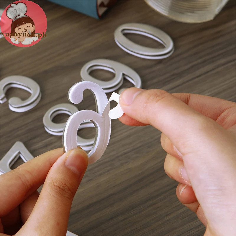 XUAN 3D Number Door Sign Adhesive Glossy House Number Door Plate Sign ...
