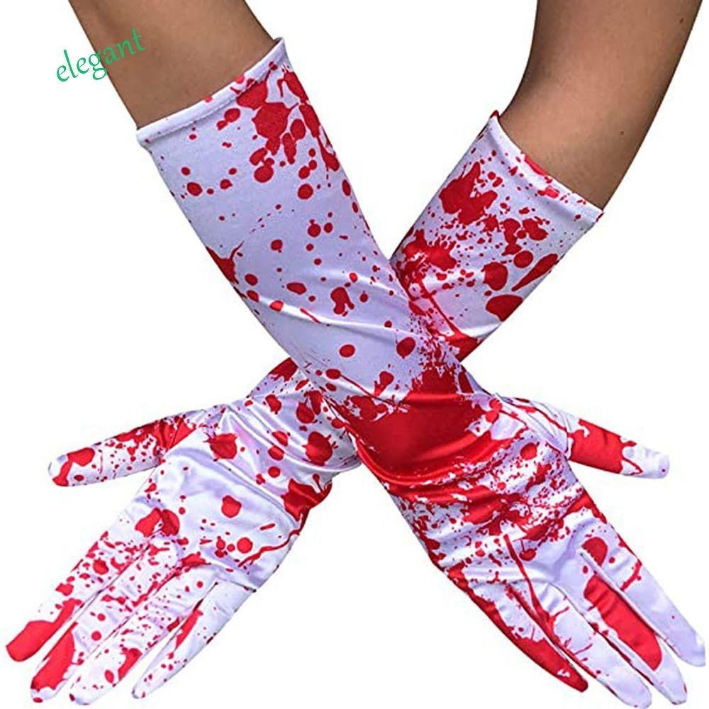 ELEGANT Skeleton Skull Mittens Hip hop Cool Blood Outdoors Male Female ...