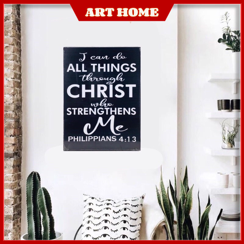Biblical Verses Word Of God Wooden Decoration Home Wall Decor 27 x 36.5 ...