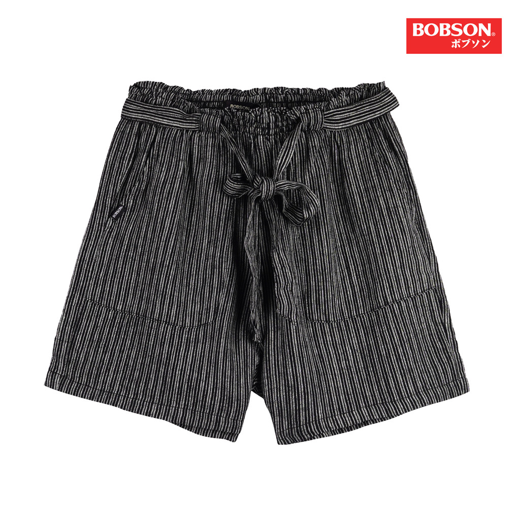 Bobson Japanese Ladies Basic Non-Denim Short 157502-U (Black) | Shopee ...
