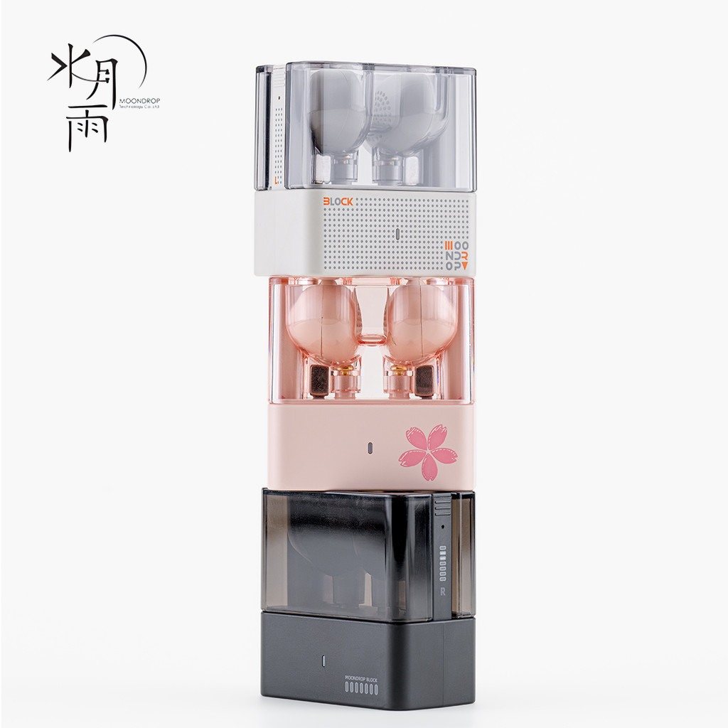 MOONDROP Block Flathead TWS Earbuds 13mm Bass Enhanced Dynamic Driver ...