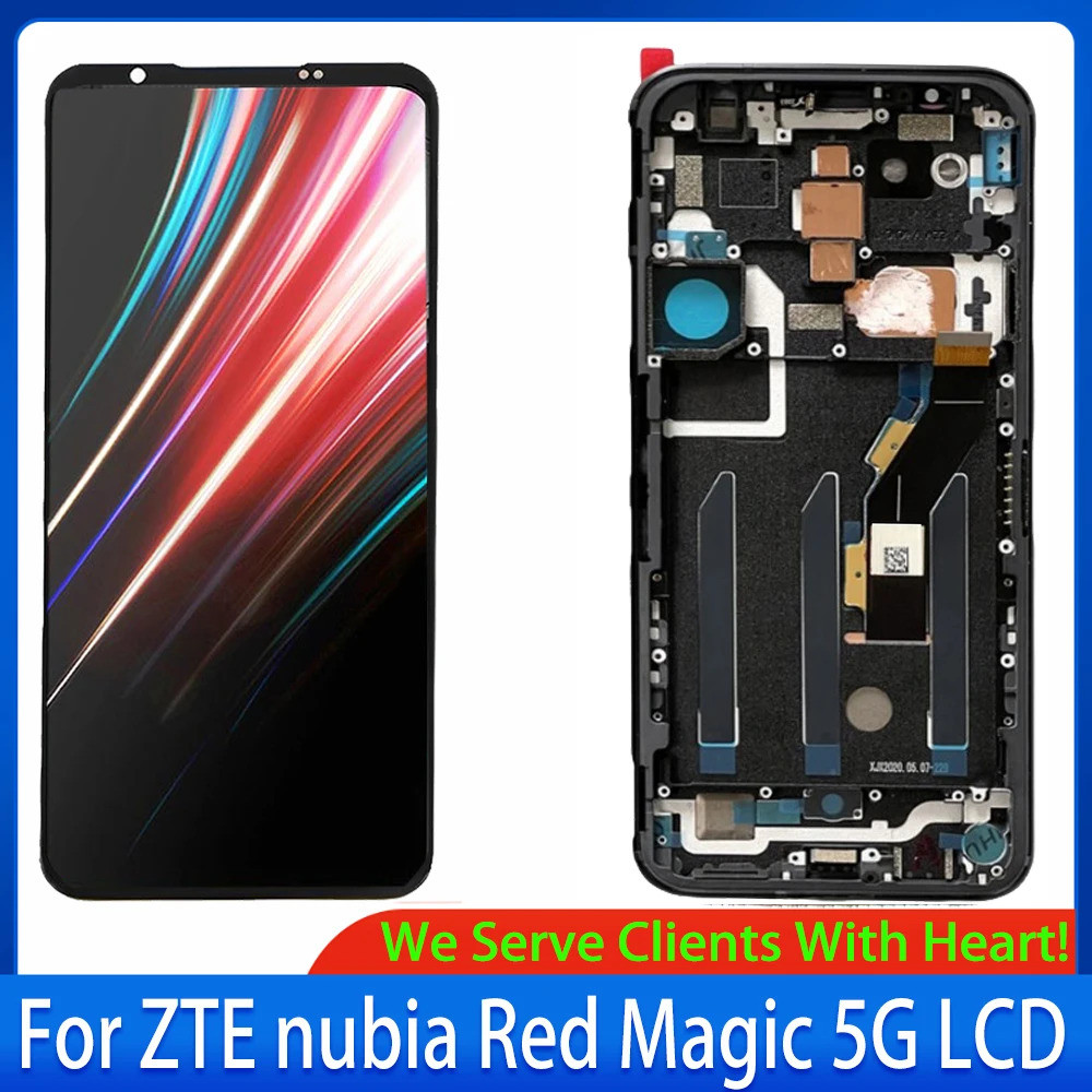 6.65" Original AMOLED For ZTE Nubia Red Magic 5G NX659J LCD Display ...