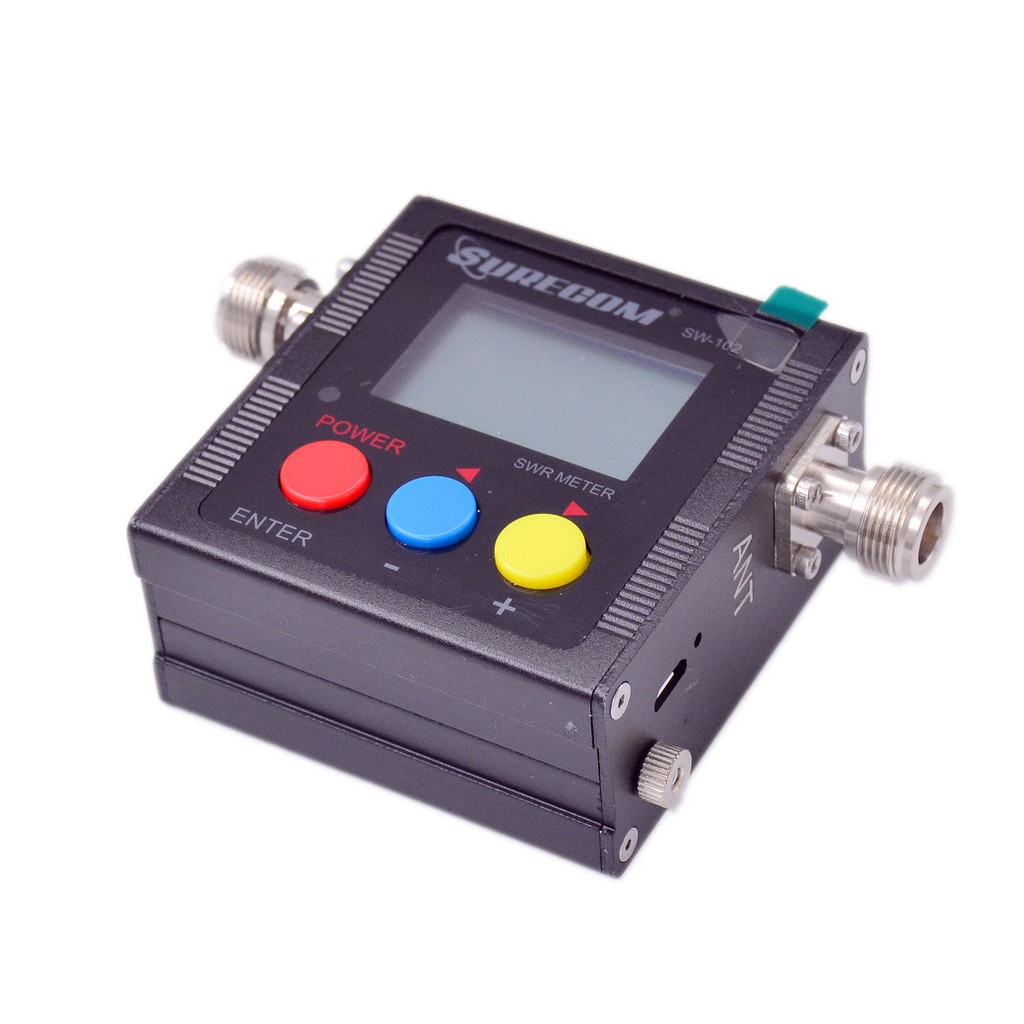 SW102 Power & SWR Meter VHF UHF Watt & Frequency Counter N Plug / S16 ...