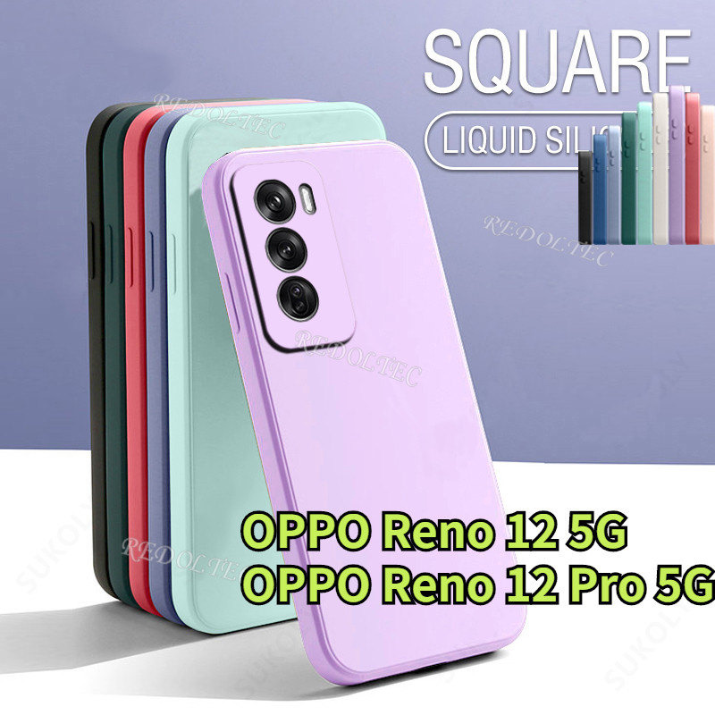 Soft Case OPPO Reno 12 12 Pro 5G Camera Protection Candy Color Casing ...